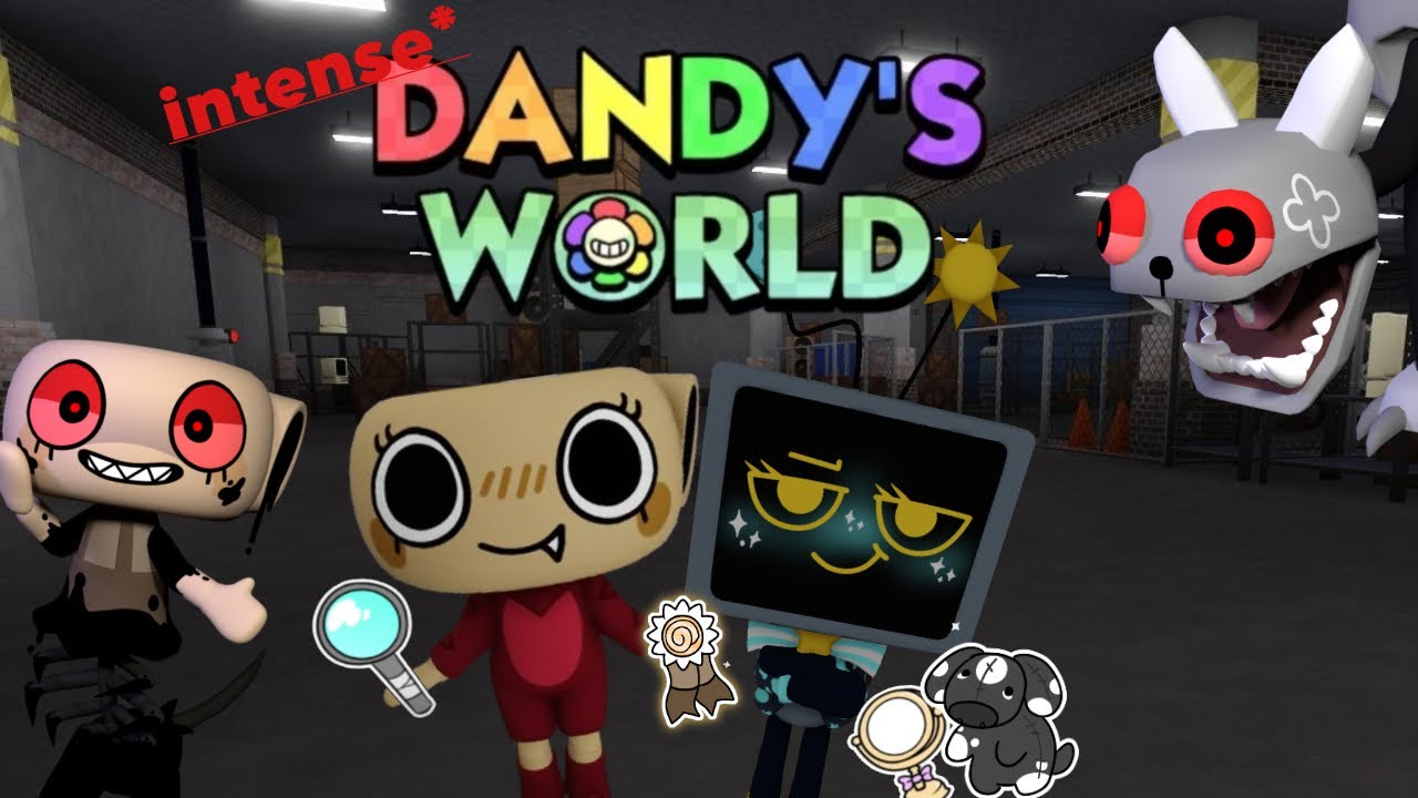 Shellvision run Floor 15+ || roblox dandys world || sorry for no sound || intense later in video ...