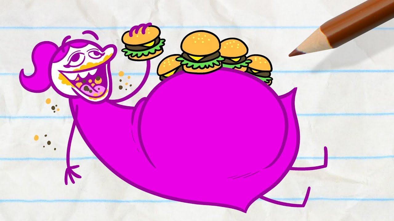 Is Pencilmiss Eating for Two?! -in- BELLY IDOL - Pencilmation Cartoons ...