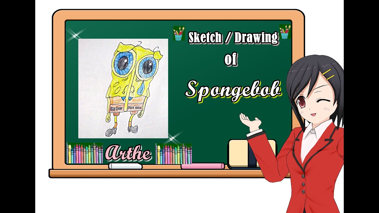 Beginner Easy Basic Arts -SPONGEBOB - YouTube