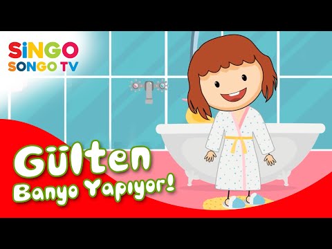 GÜLTEN Banyo Yapıyor 🛁 – SingoSongo TV I İsme Özel Çocuk Şarkıları 🎶