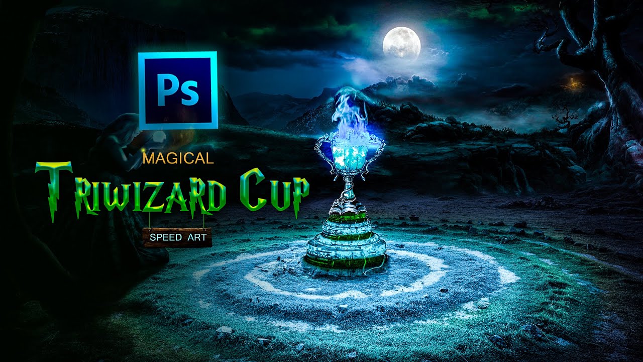 Magical Triwizard Cup | photoshop manipulation | photoshop speed art ...