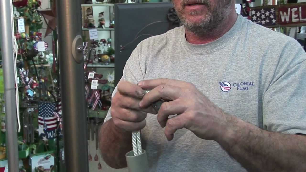 How To Put Hooks And Covers On Your Flagpole Rope YouTube how-to-put-hooks-and-covers-on-your-flagpole-rope-youtube