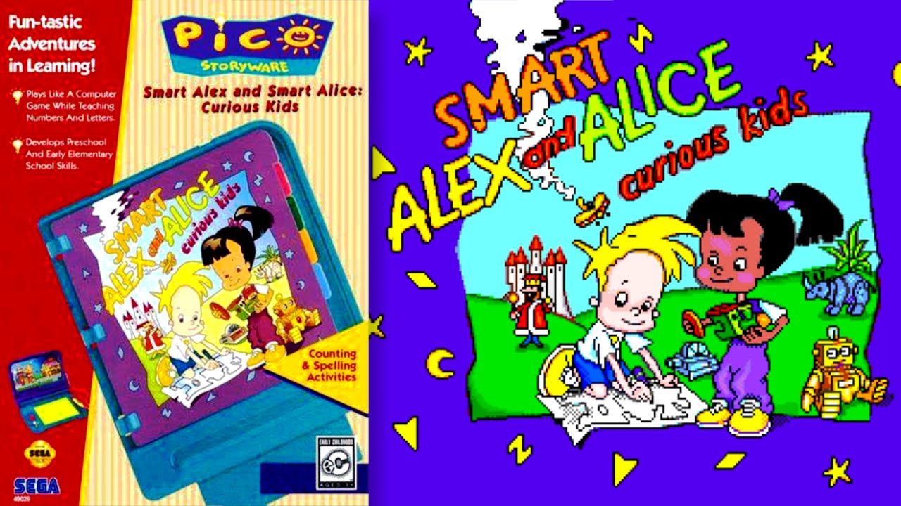 Smart Alex and Smart Alice: Curious Kids (Sega Pico) [1995] longplay ...