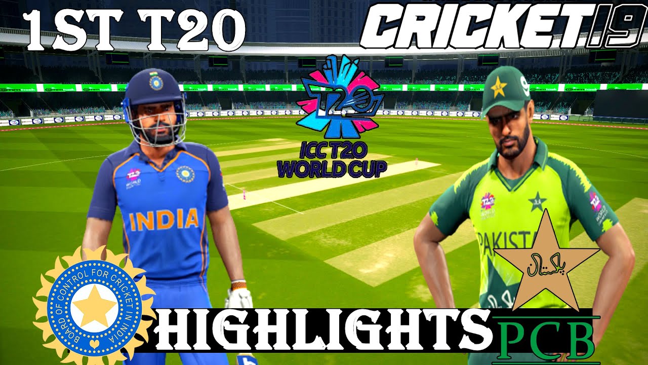 India vs Pakistan T20 World Cup 1st Match 2021 - Cricket 19 Gameplay ...