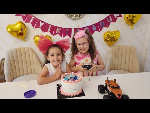 BUGÜN BAHAR VE BANU ALYANIN DOĞUM GÜNÜ !! ماما جابت بيبي   جنى مقداد   طيور الجنة