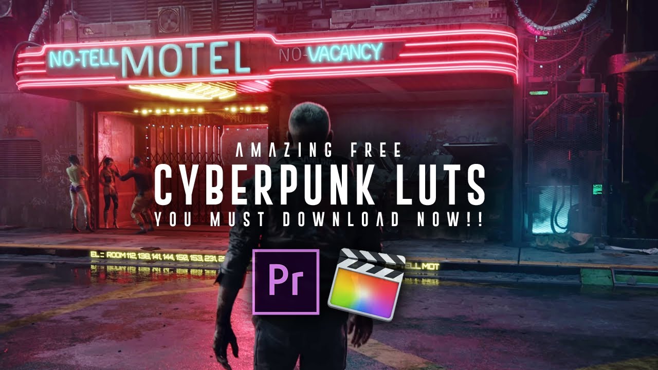 Cyberpunk LUTS for your Videos for FREE (Adobe Premiere Pro, Final Cut ...
