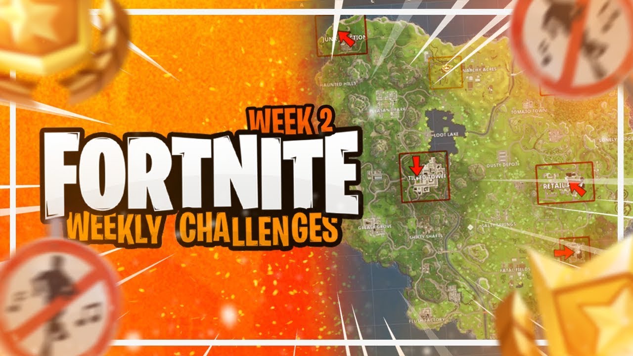 FORTNITE CHALLENGES WEEK 2! ALLE CHALLENGES WEEK 2 DOEN! (Fortnite ...