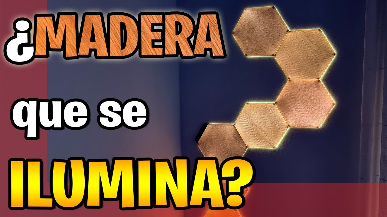 🔴NANOLEAF Elements! Paneles Inteligentes efecto Madera - Alexa y Google ...
