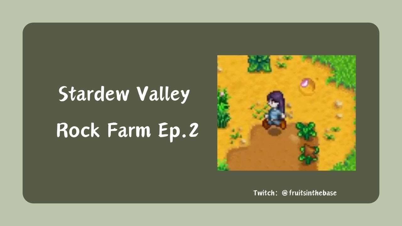 Stardew Valley - Rock Farm Ep. 2 - YouTube