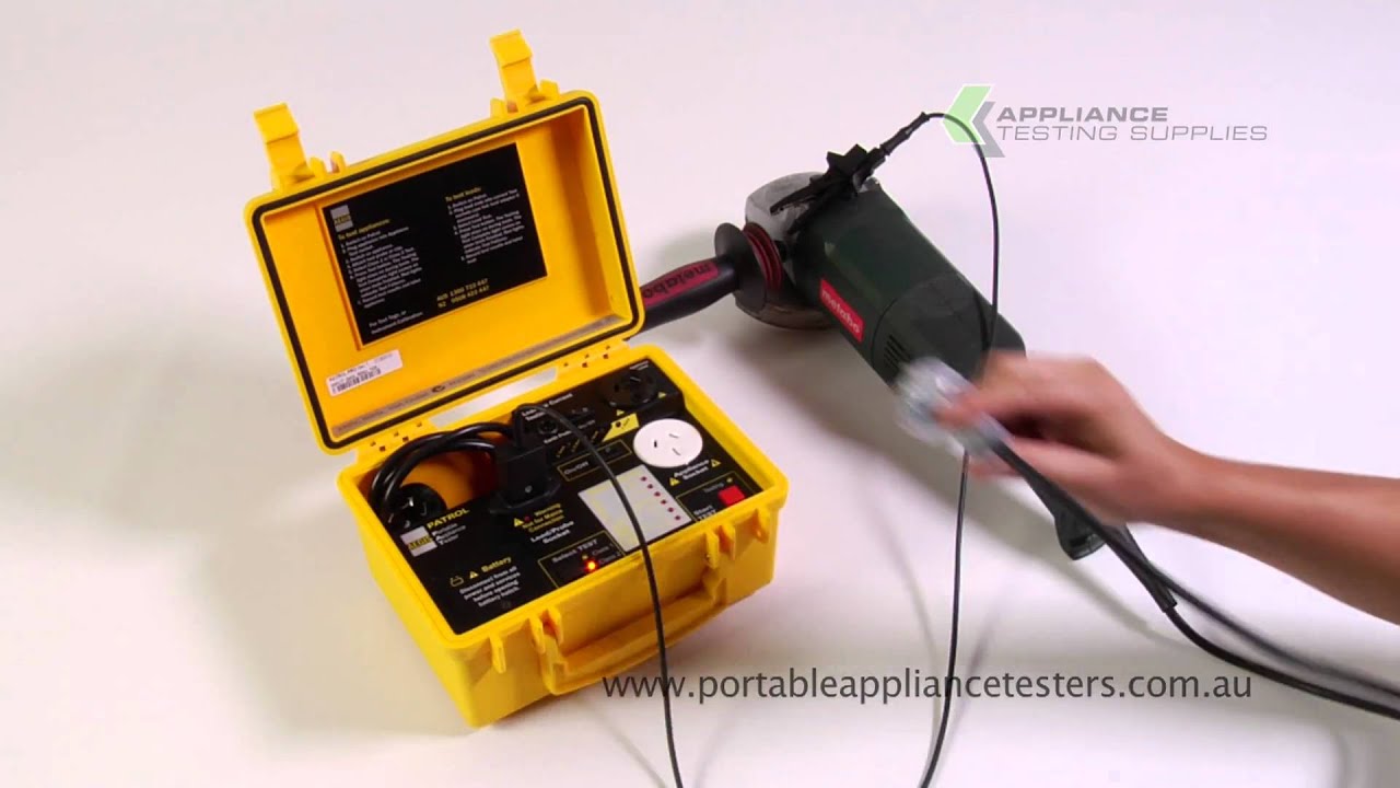 Aegis Patrol Pro Portable Appliance Tester - YouTube
