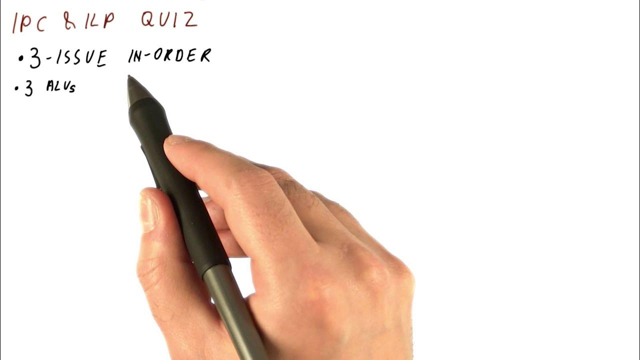 IPC & ILP Quiz - Georgia Tech - HPCA: Part 2 - YouTube
