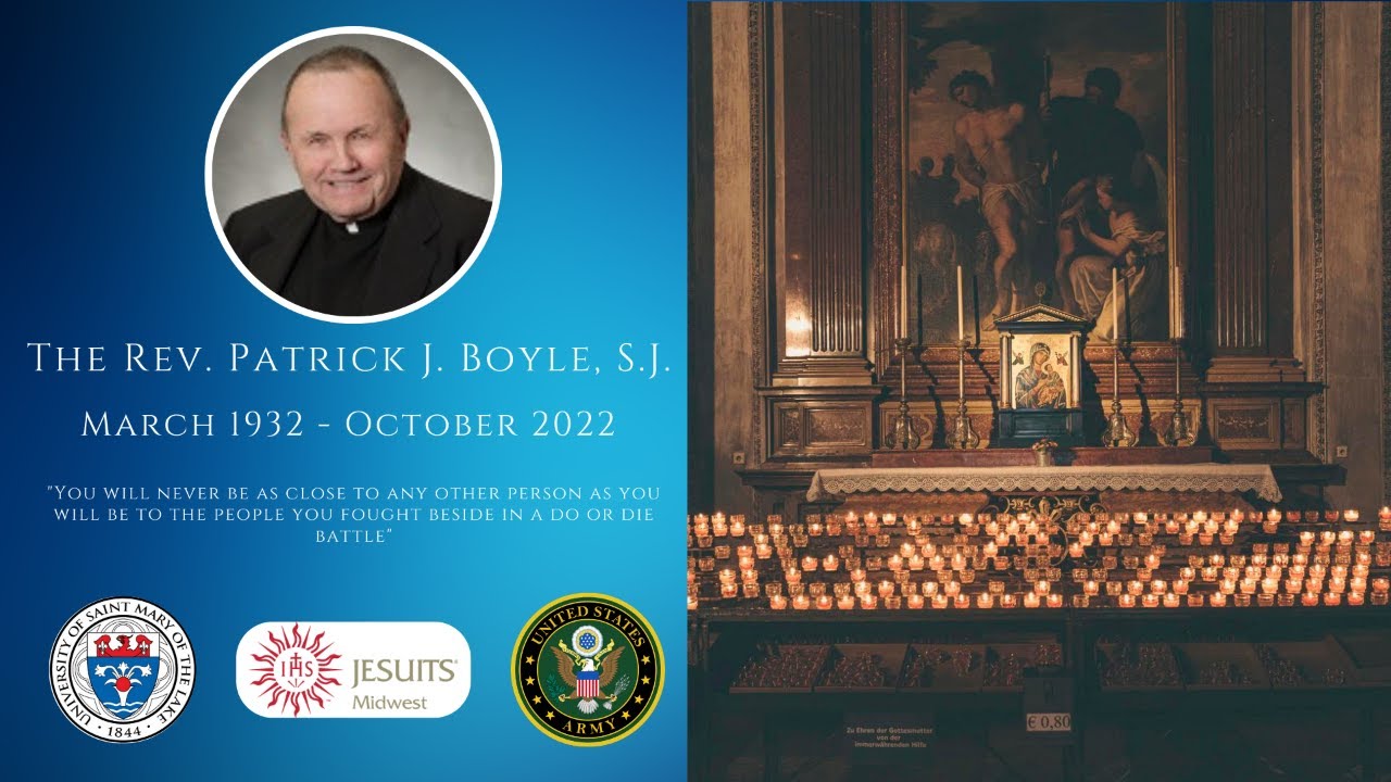 Funeral Mass | Fr. Patrick Boyle, S.J. - YouTube