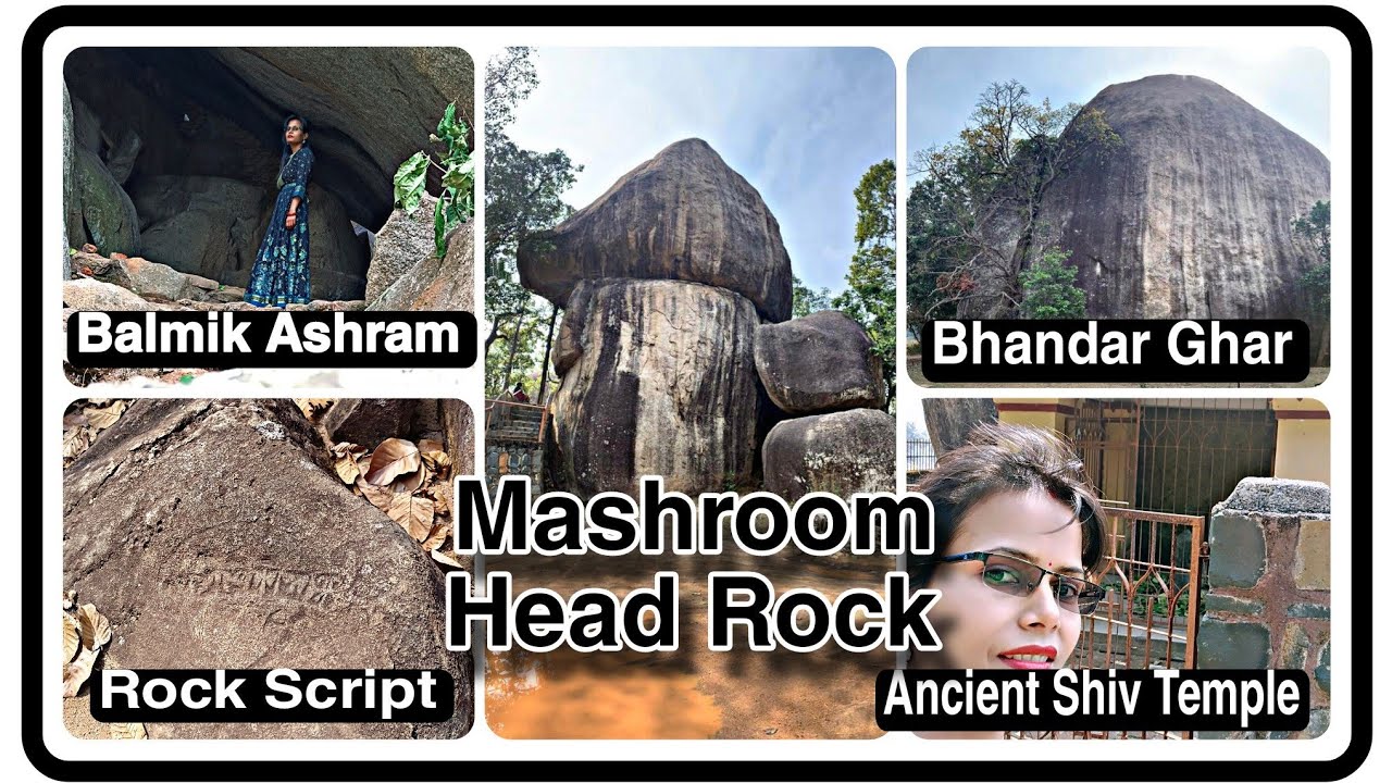 Bhandar Ghar//Mashroom Head Rock//Maharshi Balmik Ashram//Ancient Shiv ...