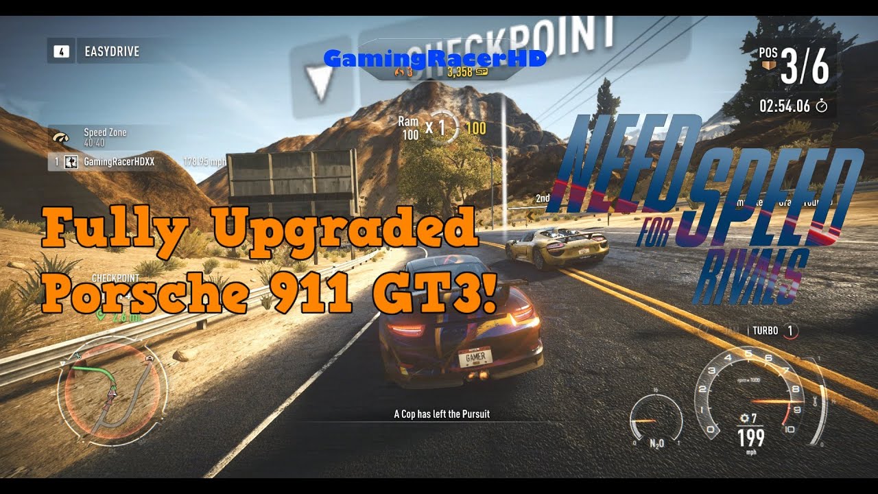 Need For Speed Rivals: Fully Upgraded - Porsche 911 GT3 (1080p HD ...
