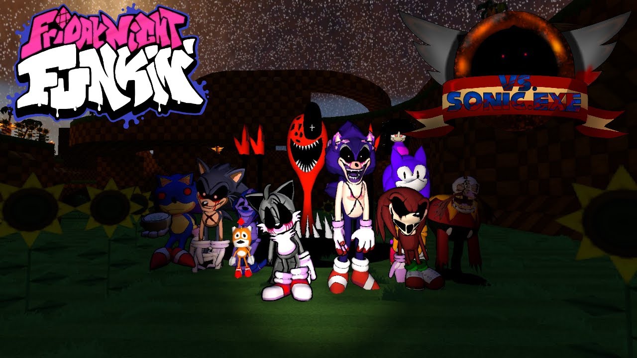 FNF vs Sonic EXE Restored demo playthrough - YouTube