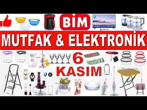 BİM MUTFAK & ELEKTRİKLİ EV ALETLERİ AKTÜEL | BİM 6 KASIM 2020 AKTÜEL ÜRÜNLERİ | BİM BU CUMA {BİM}