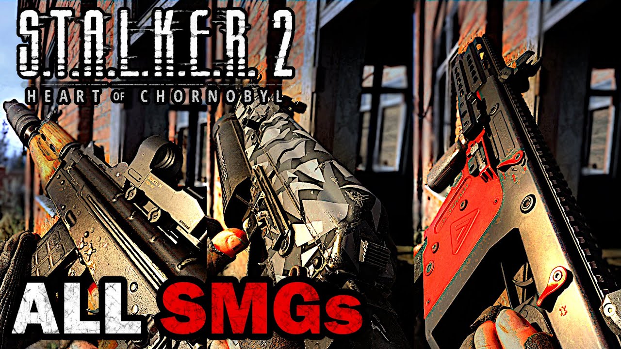 STALKER 2 All SMGs Showcase with Combat Gameplay + Unjam Animations ...