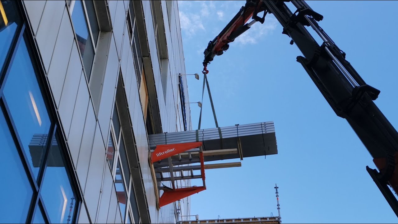 How to pull in the load and unhook it from the crane. - YouTube
