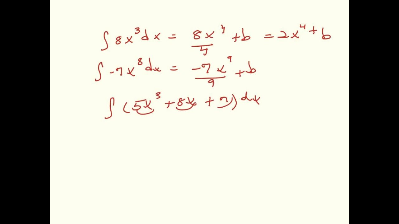 Repaso integrales - YouTube