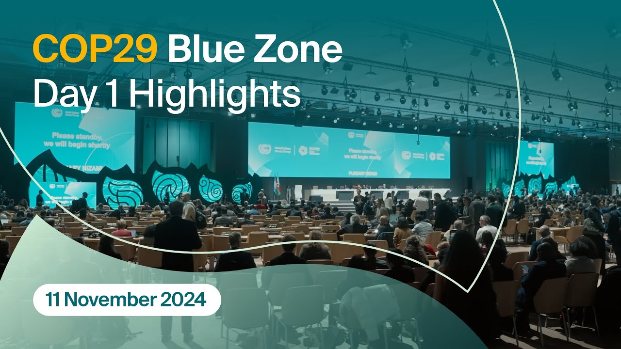COP29 Blue Zone | Day 1 Highlights (11.11.2024) - YouTube