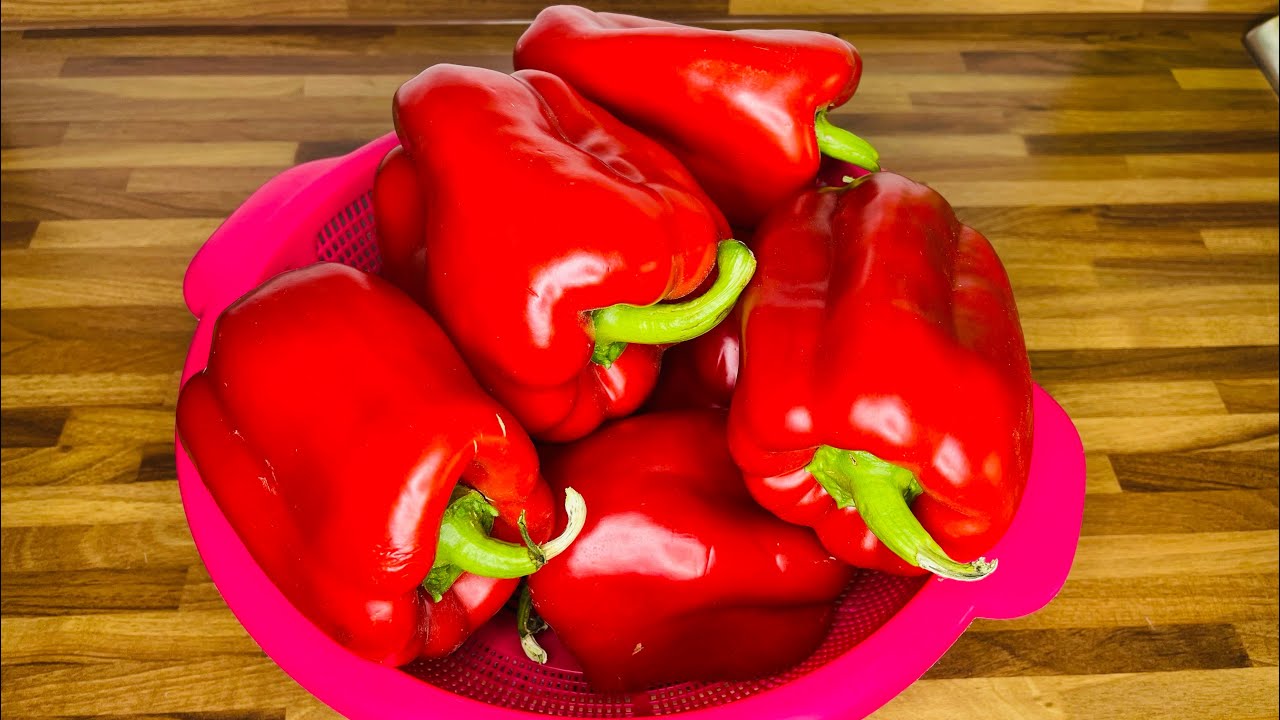 How To Preserve Bell Peppers | For Long Time Use/ preciousmenu - YouTube