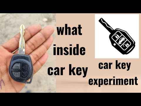 inside car key ll कार की चाबी के अंदर का experiment - YouTube