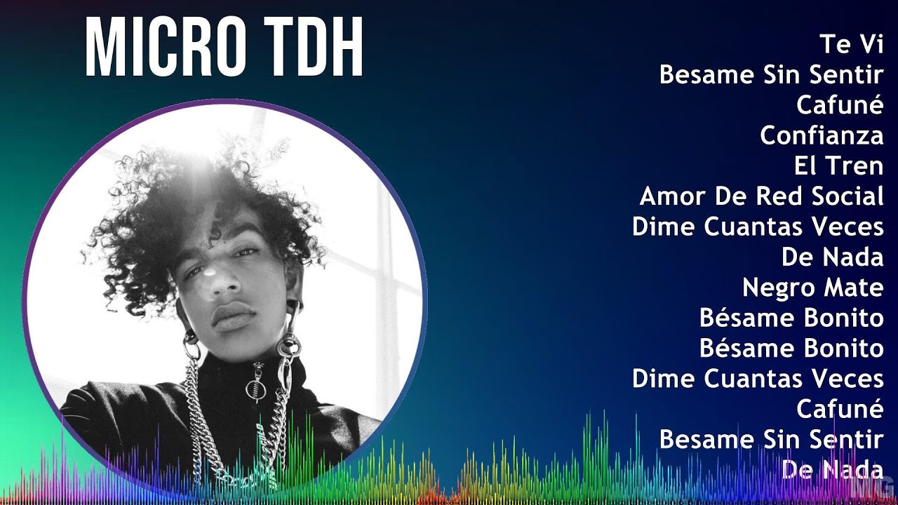 Micro TDH 2024 MIX Las Mejores Canciones - Te Vi, Besame Sin Sentir ...
