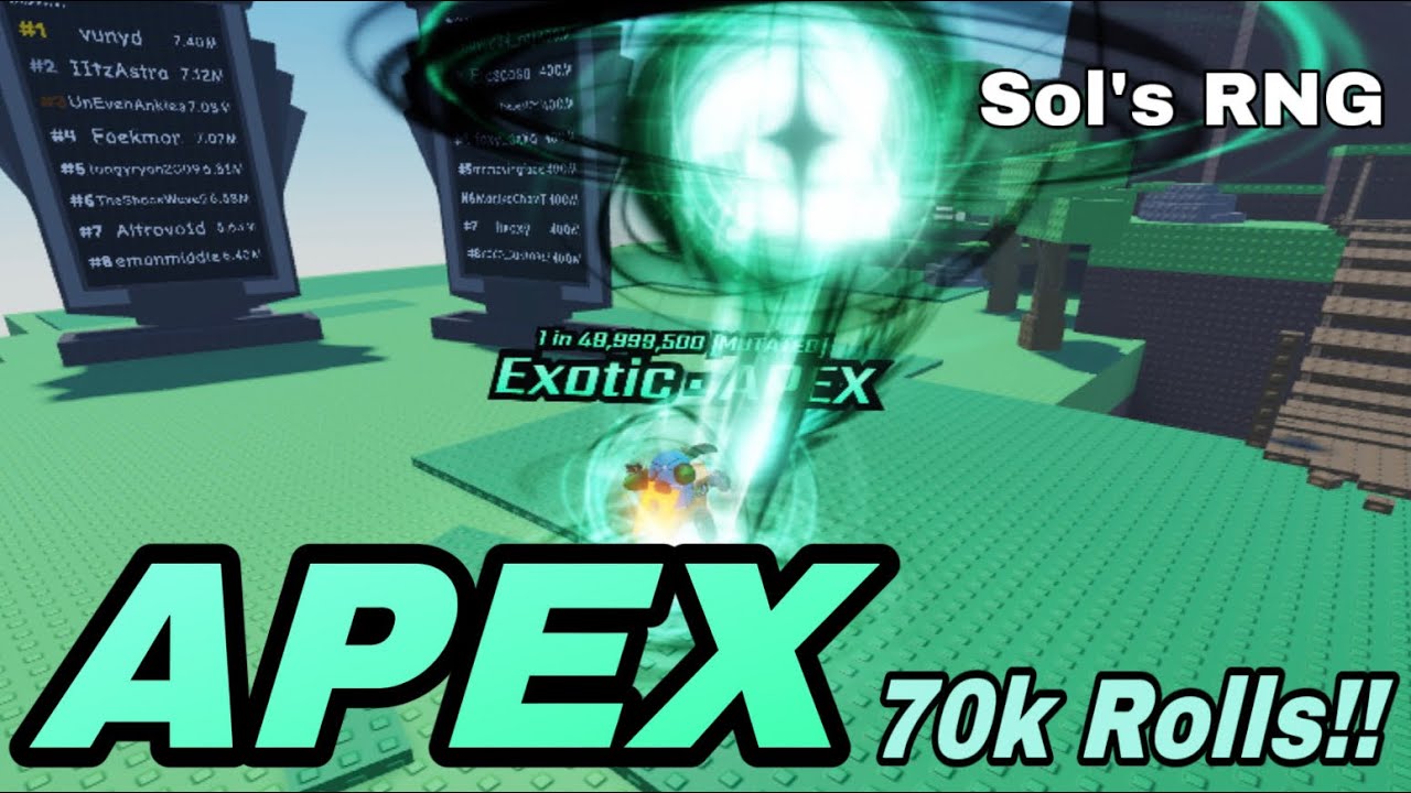 Sol's RNG Exotic : APEX - YouTube