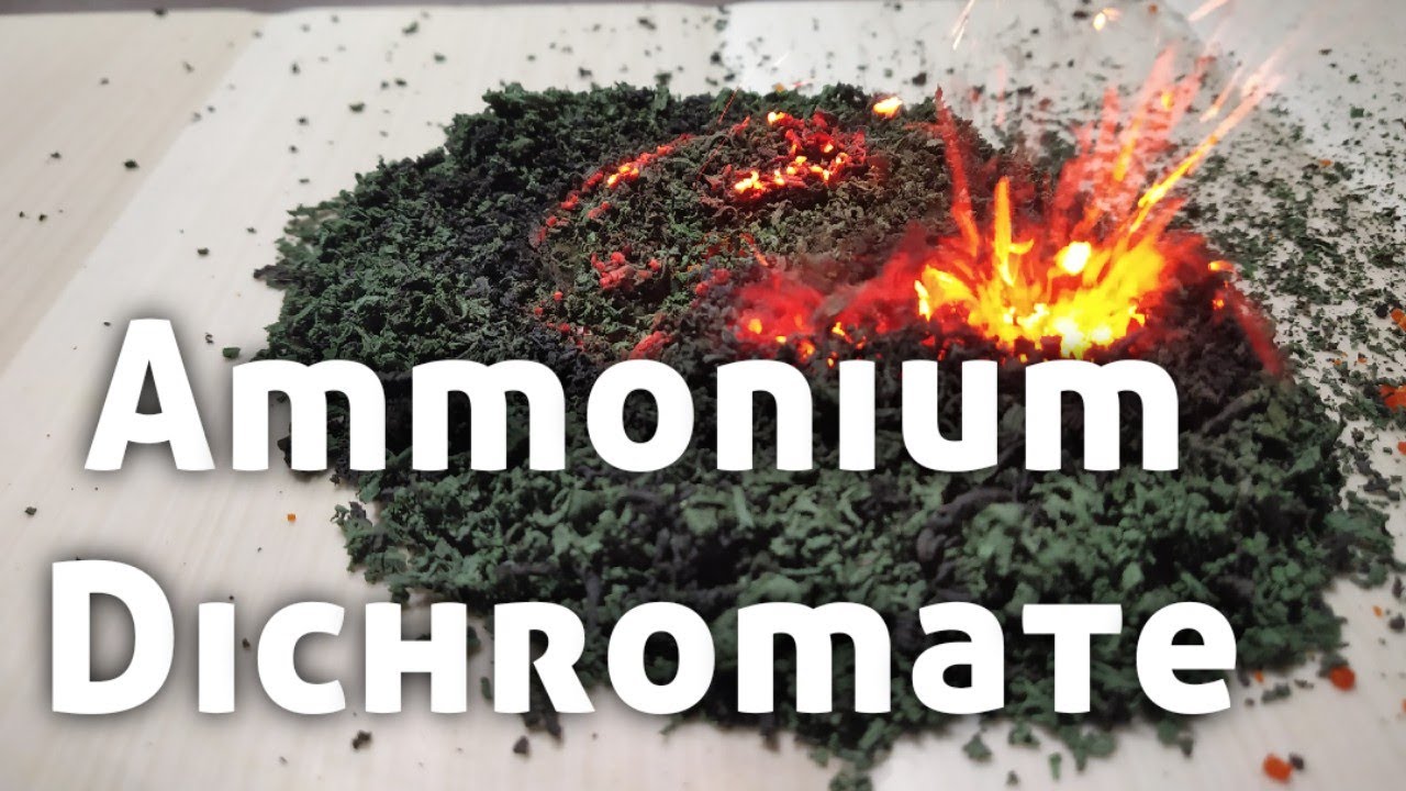 Ammonium Dichromate : Major reactions - YouTube