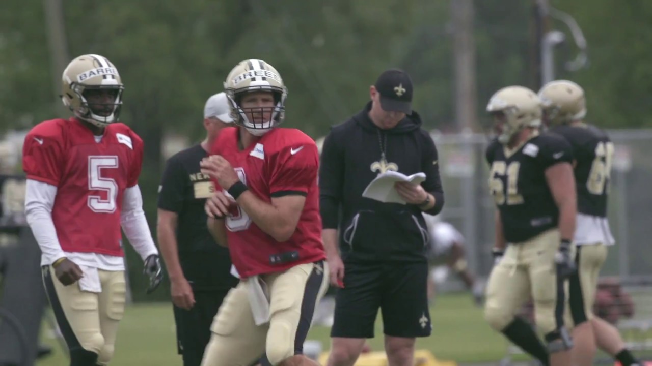 Drew Brees highlights from Day 4 of Saints training camp - YouTube