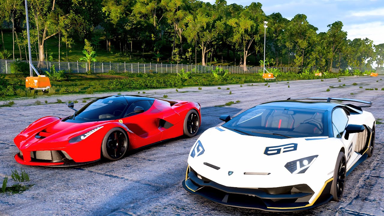 Lamborghini Veneno Vs Ferrari Laferrari