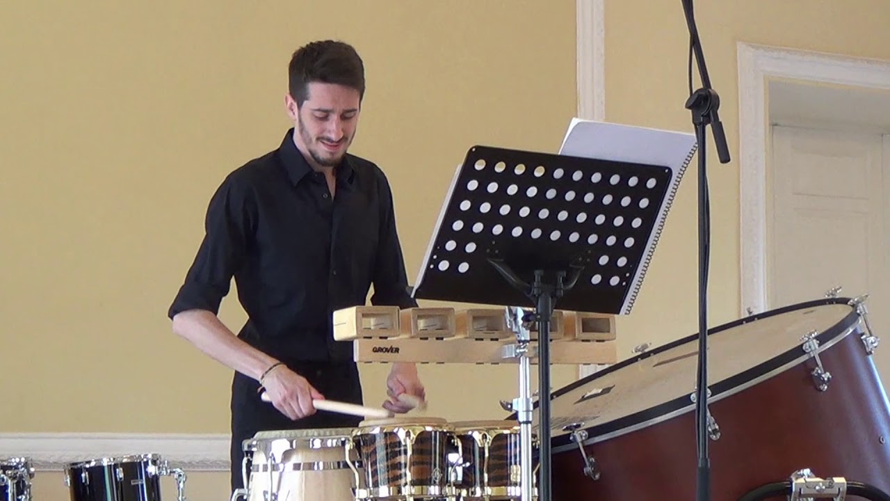 Iannis Xenakis - Rebonds B for solo percussion - Louis Quiles - YouTube