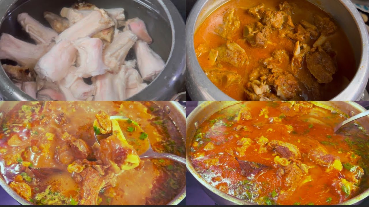 How To Make Mutton Paya | Mutton Recipe With Goat Trotters | Easy Soupy ...