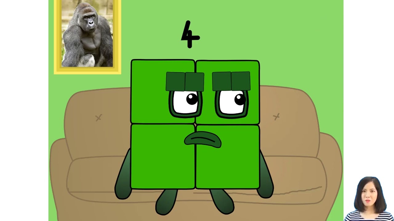 Numberblocks Band - Numberblock Four!Numberblocks the Terrible Two's ...