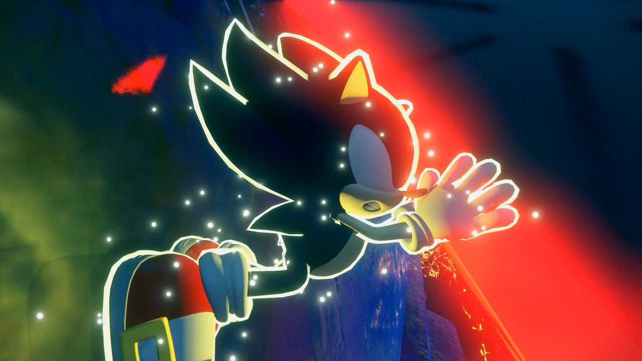 Sonic Frontiers - Dark Sonic (Mod) Vs Knight Boss - YouTube