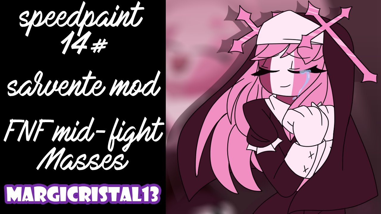 sarvente mod//speedpaint//FNF - YouTube