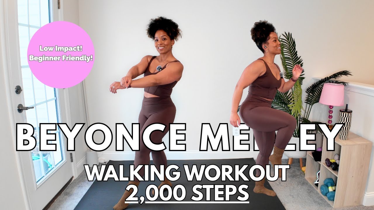 20 min Throwback Beyonce Walking Workout | Low Impact, Beginner ...