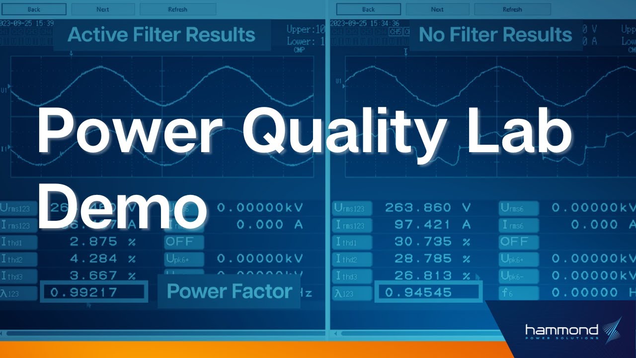 HPS Power Quality Lab Demonstration - YouTube