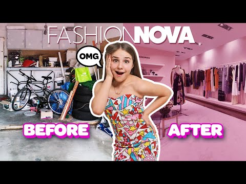 I Turned my Garage into a $10,000 Fashion Nova DREAM CLOSET **SURPRISE REACTION**💕| Piper Rockelle
