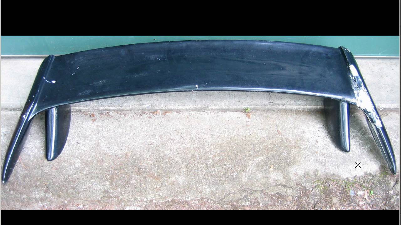 JDM OEM Kouki 180sx S13 Rear spoiler wing 240sx 200sx - YouTube