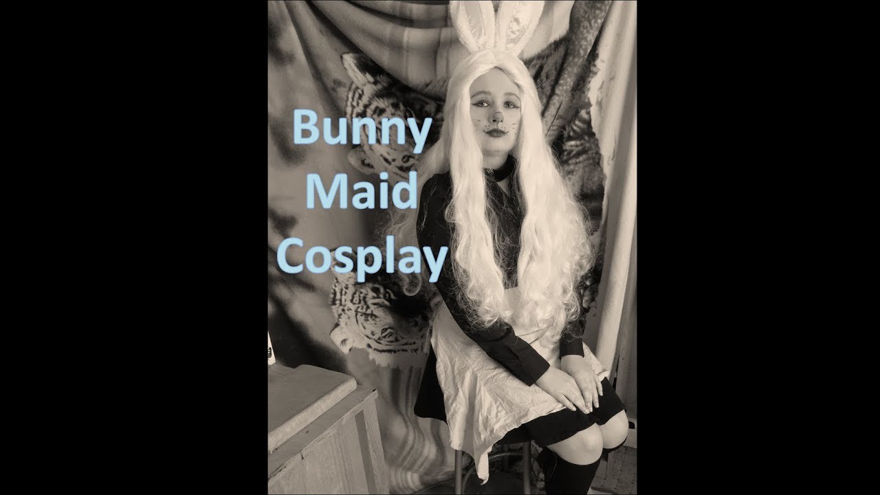Bunny Maid Cosplay - halloween makeup - YouTube