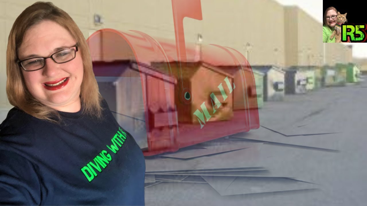 dive into mail, dumpster diving fan mail! - YouTube