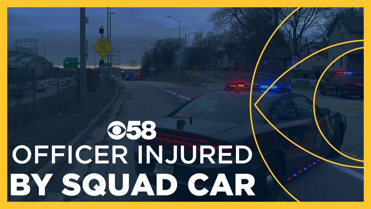 MPD squad car strikes officer during pursuit, sustains 'serious but non ...
