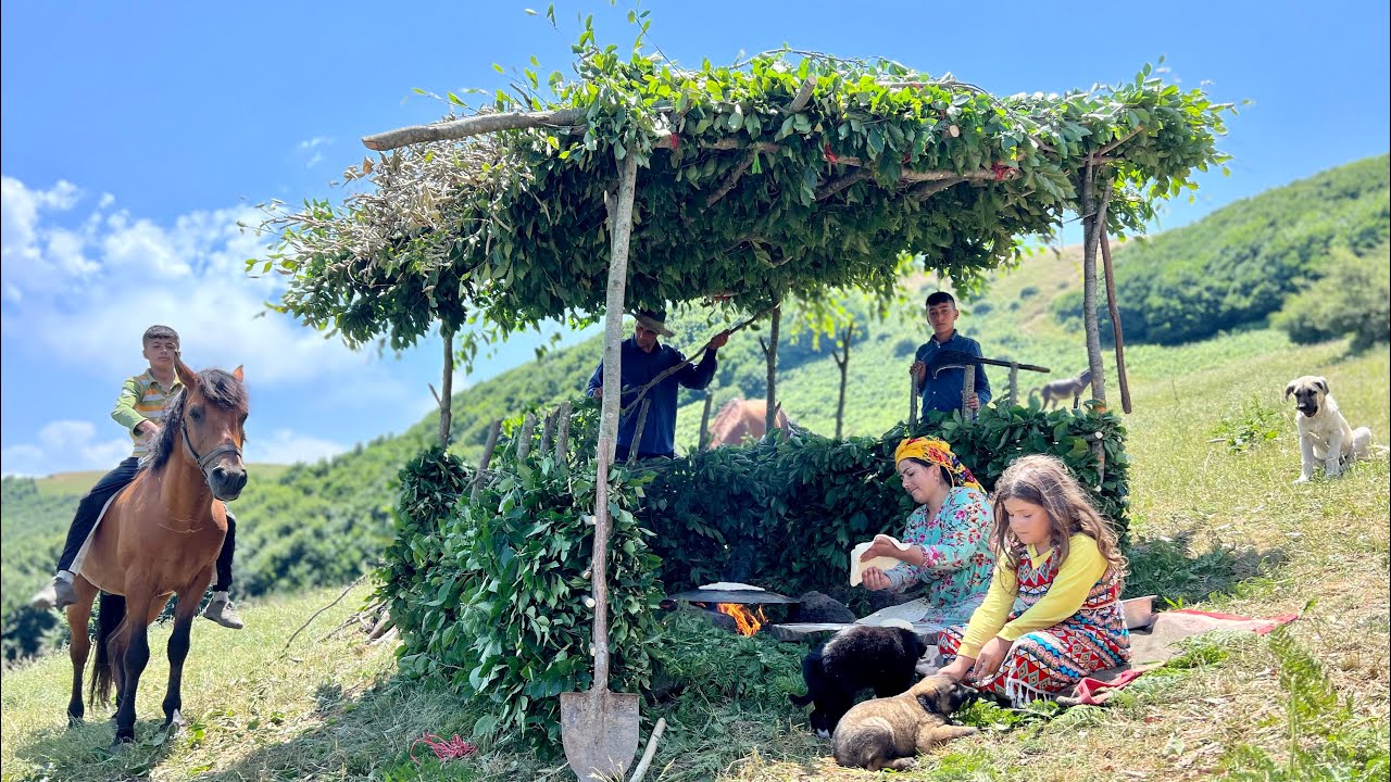 Milking Cows, Making Organic Cheese, Building a Nomadic Kitchen and Baking Bread - YouTube