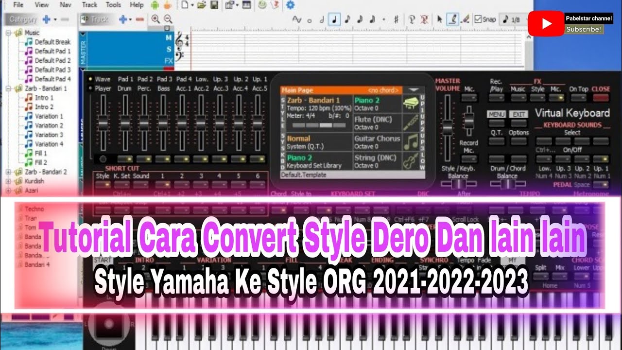 Tutorial Convert Style Dero Yamaha Ke Set ORG Dijamin Mantap - YouTube