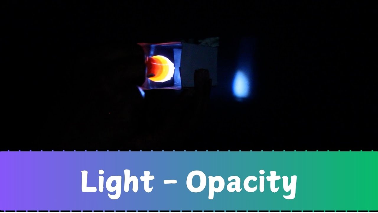 Light - Opacity | DIY Science | ThinkTac - YouTube