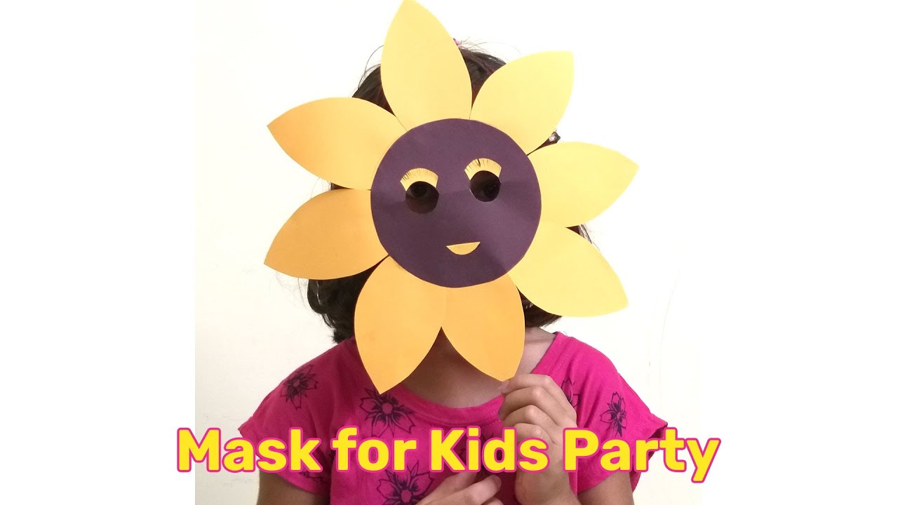 Paper Mask for Kids Party | DIY Paper Crafts for Kids - YouTube