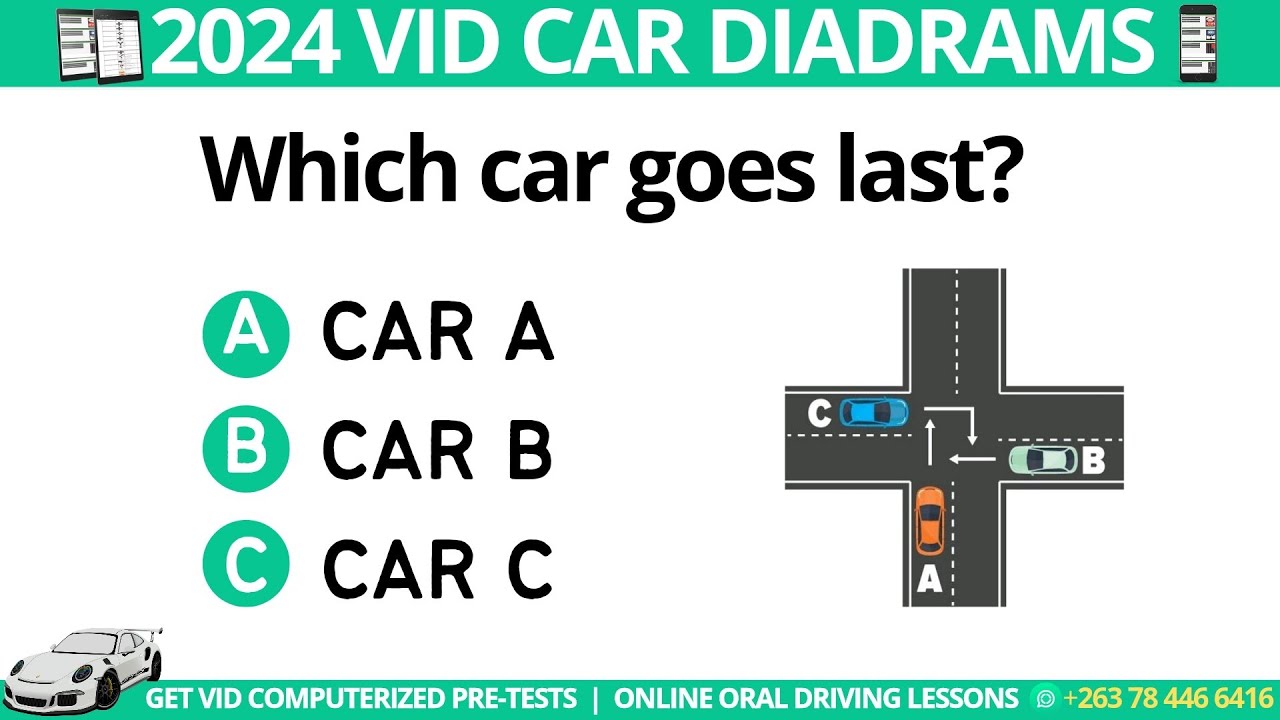 HOW TO SOLVING VID COMPLEX CAR DIAGRAM QUESTION AND ANSWER | ROAD RULES ...