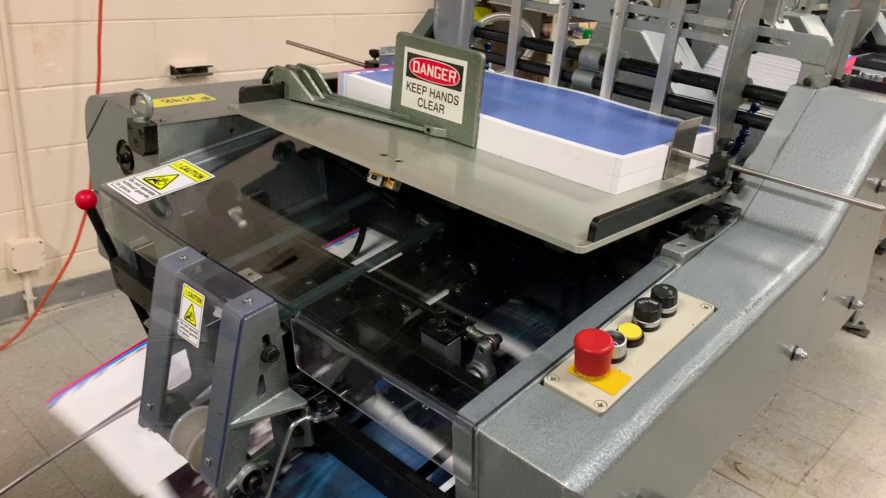 Best Graphics - 1997 Osako 368 Saddle Stitcher - YouTube