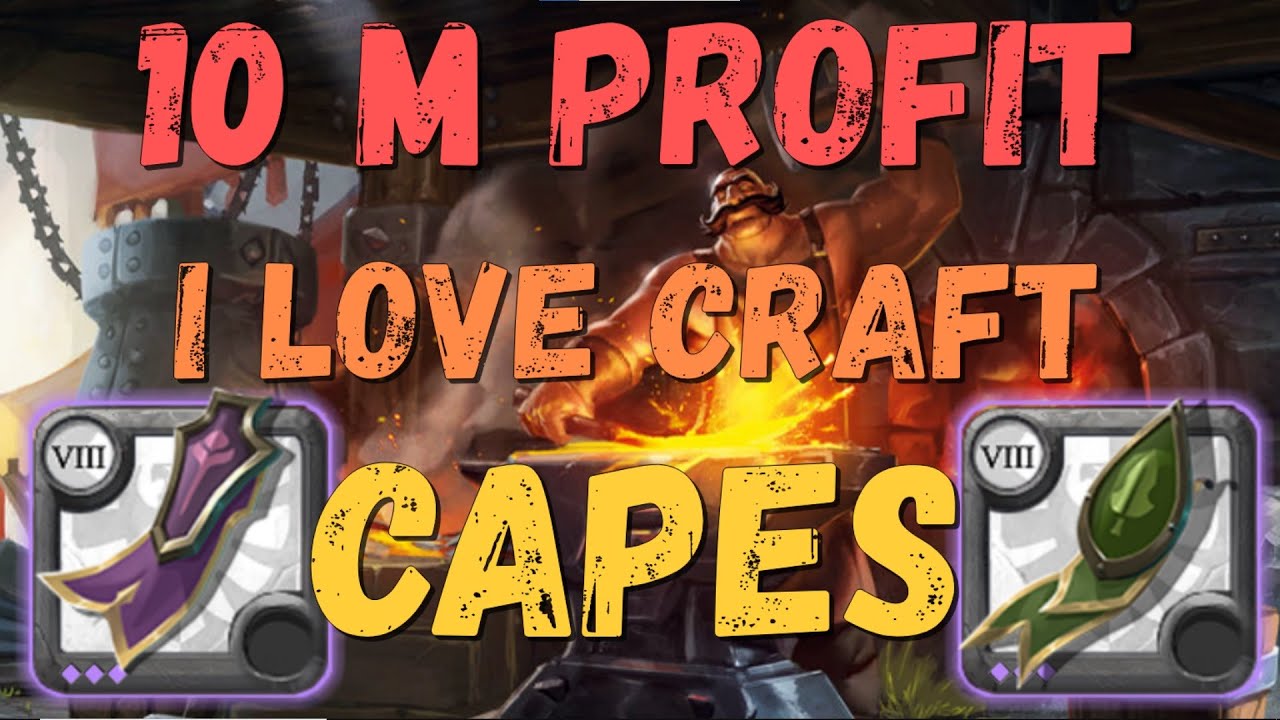 Crafting Cape 8.3 Albion Online - YouTube